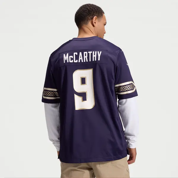 Nike J.j. Mccarthy Minnesota Vikings Rivalries Collection Nfl Game Jersey