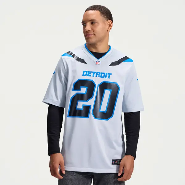 Nike Barry Sanders Detroit Lions Rivalries Collection Nfl Game Jersey - Grey