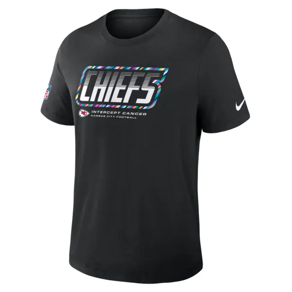 Nike Kansas City Chiefs Crucial Catch Sideline Dri-fit Nfl T-shirt - Black