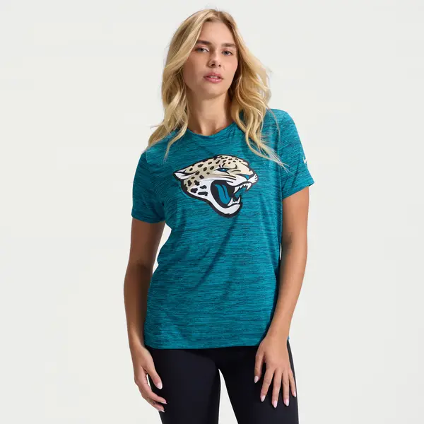 Nike Jacksonville Jaguars Rivalries Collection Sideline Velocity Dri-fit Nfl T-shirt - Blue