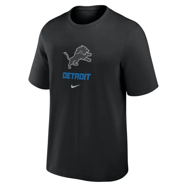Nike Detroit Lions Rivalries Collection Primary Dri-fit Nfl T-shirt - Black