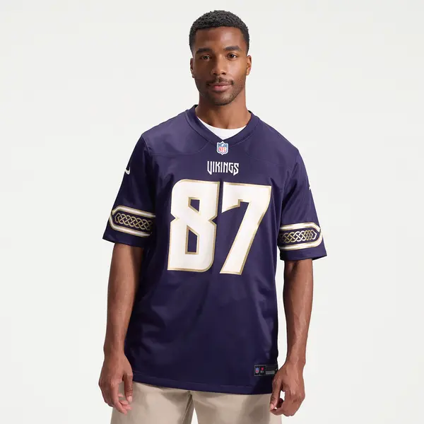 Nike T.j. Hockenson Minnesota Vikings Rivalries Collection Nfl Game Jersey