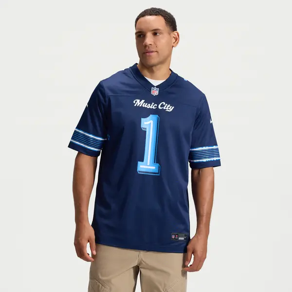 Nike Cameron Ward Tennessee Titans Rivalries Collection Nfl Game Jersey - Blue