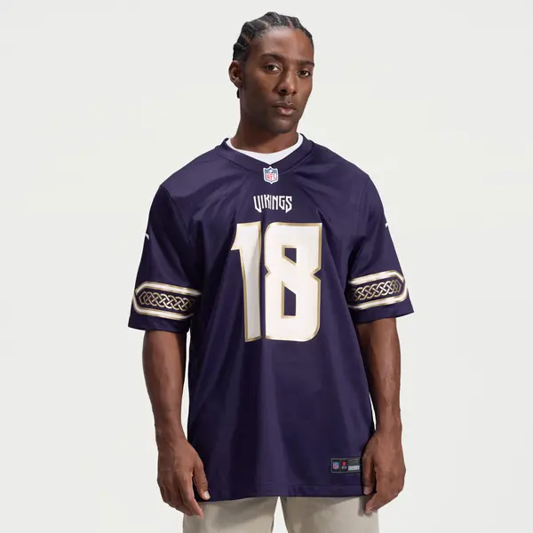Nike Justin Jefferson Minnesota Vikings Rivalries Collection Nfl Game Jersey