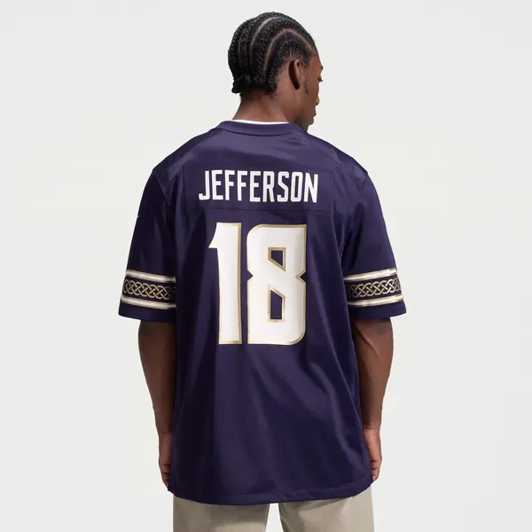 Nike Justin Jefferson Minnesota Vikings Rivalries Collection Nfl Game Jersey