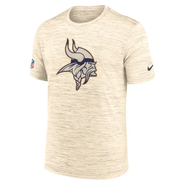 Nike Minnesota Vikings Rivalries Collection Sideline Velocity Dri-fit Nfl T-shirt - Brown