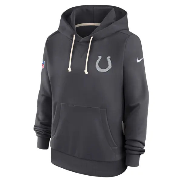 Nike Indianapolis Colts Rivalries Collection Sideline Dri-fit Nfl Pullover Hoodie