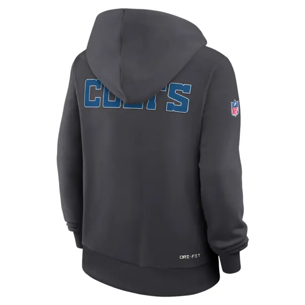 Nike Indianapolis Colts Rivalries Collection Sideline Dri-fit Nfl Pullover Hoodie