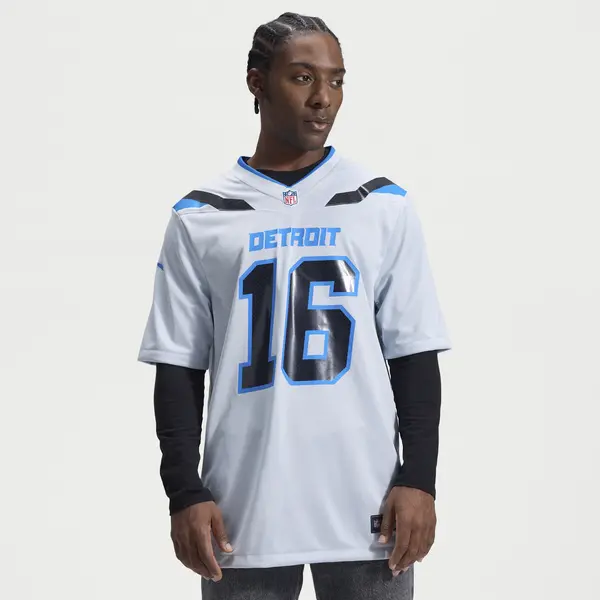 Nike Jared Goff Detroit Lions Rivalries Collection Nfl Game Jersey - Grey
