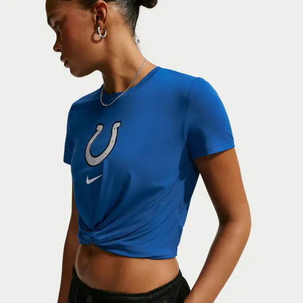 Nike Indianapolis Colts Rivalries Collection One Classic Twist Dri-fit Nfl T-shirt - Blue