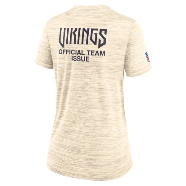 Nike Minnesota Vikings Rivalries Collection Sideline Velocity Dri-fit Nfl T-shirt - Brown