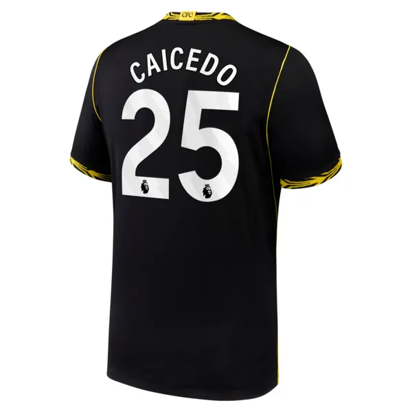 Nike Moisã©s Caicedo Chelsea 2026/27 Stadium Away Dri-fit Soccer Jersey - Black
