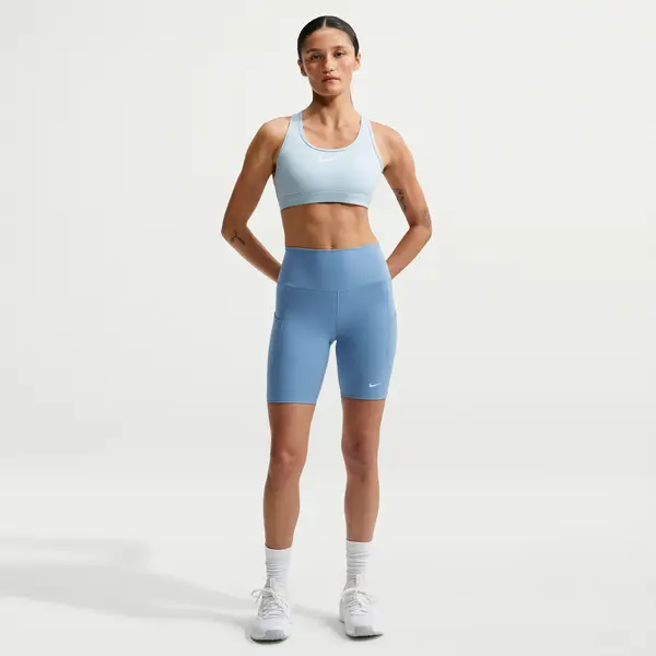 Nike One High-waisted 8" Biker Shorts With Pockets