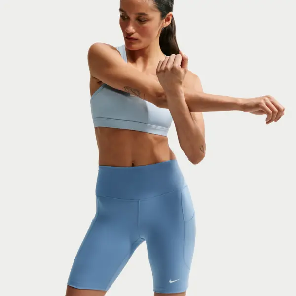 Nike One High-waisted 8" Biker Shorts With Pockets