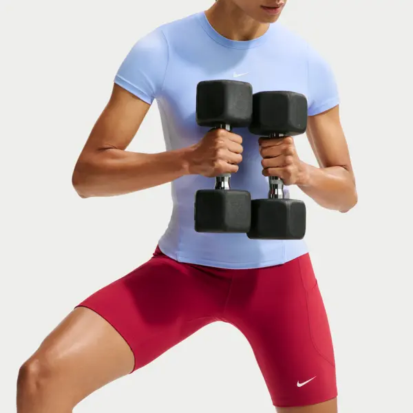 Nike One High-waisted 8" Biker Shorts With Pockets