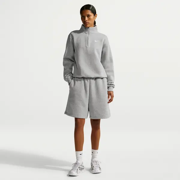 Nike Studio Fleece Medium Weight 1/4-zip Top