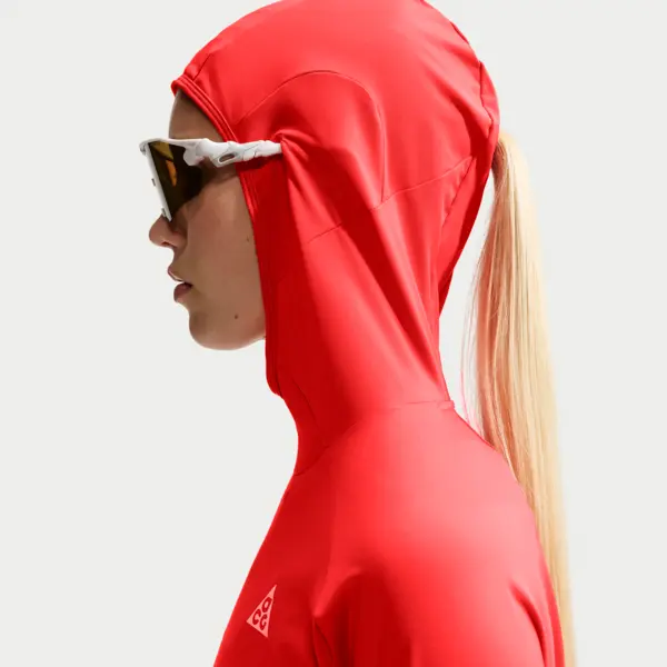 Nike Uv-resistant Hooded Trail Running Mid-layer Top