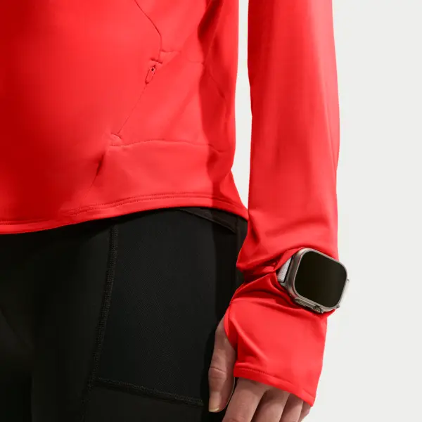 Nike Uv-resistant Hooded Trail Running Mid-layer Top