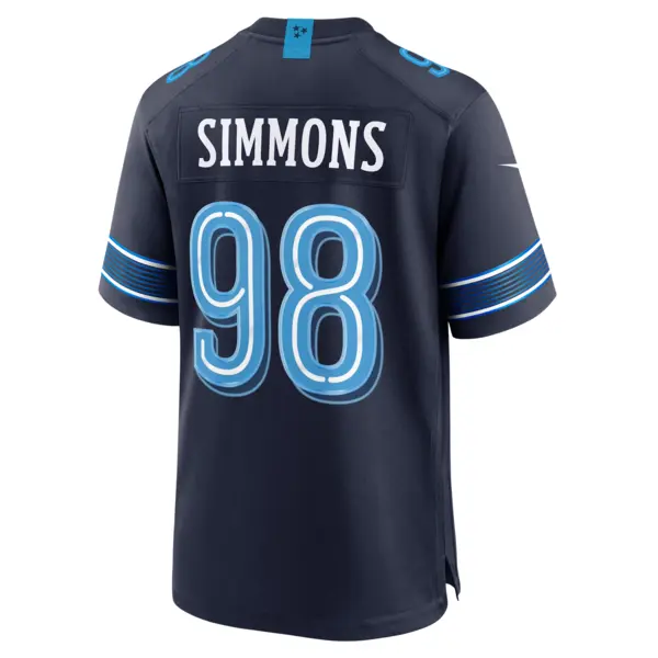 Nike Jeffery Simmons Tennessee Titans Rivalries Collection Nfl Game Jersey
