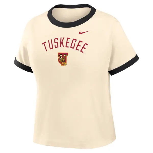 Nike College Cropped Ringer T-shirt - Brown