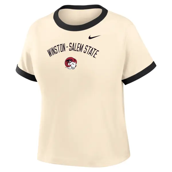 Nike College Cropped Ringer T-shirt - Brown