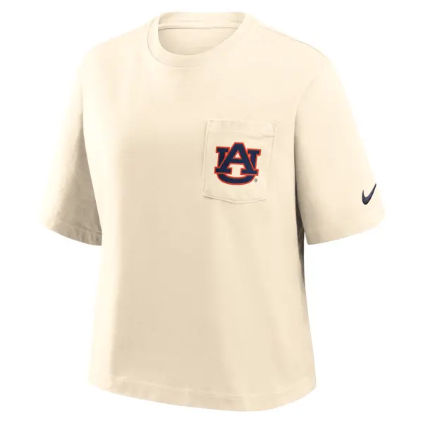 Nike Auburn Pocket Boxy College T-shirt - Brown