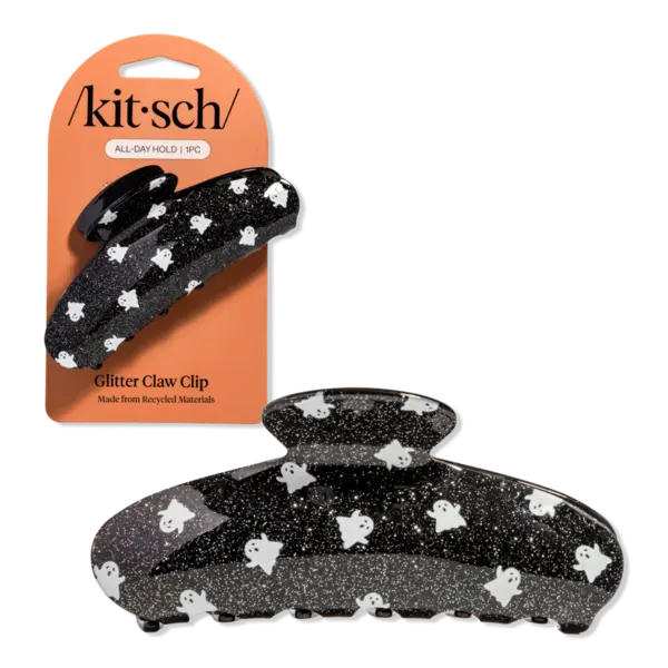 KITSCH Recycled Plastic Glitter Claw Clip - One-color