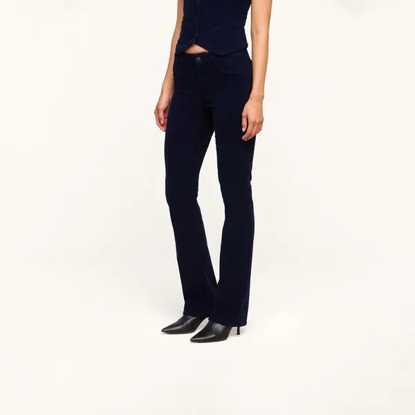L'Agence Saffia Corduroy Pants - Deep Midnight