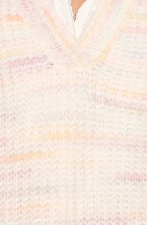 PETAL & PUP Alyx Spacedye Polo Sweater