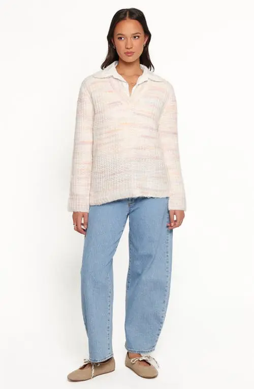 PETAL & PUP Alyx Spacedye Polo Sweater