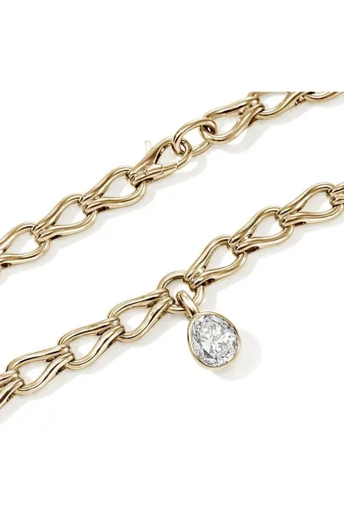 John Hardy Jh Lovestruck 14k Lab Grown Diamond Necklace - Gold