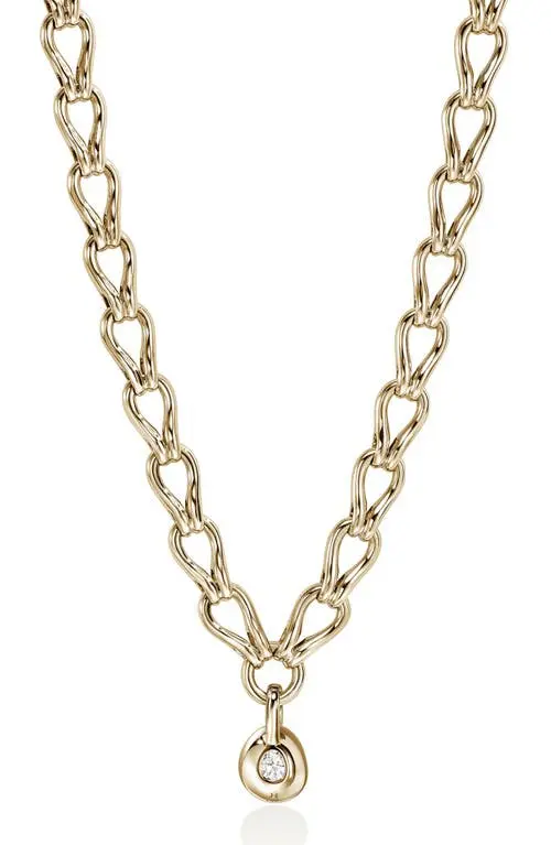 John Hardy Jh Lovestruck 14k Lab Grown Diamond Necklace - Gold