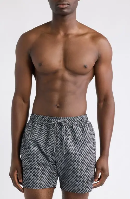 BOSS Vibe Swim Trunks - Open Grey