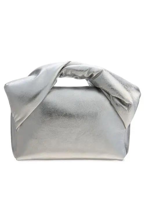 JW Anderson Small Twister Leather Crossbody Bag - Silver 910
