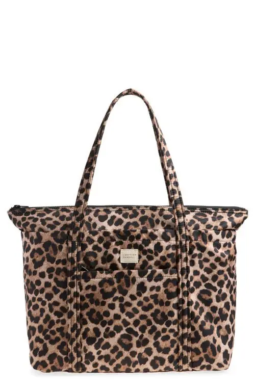LOEFFLER RANDALL Mira Leopard Print Tote