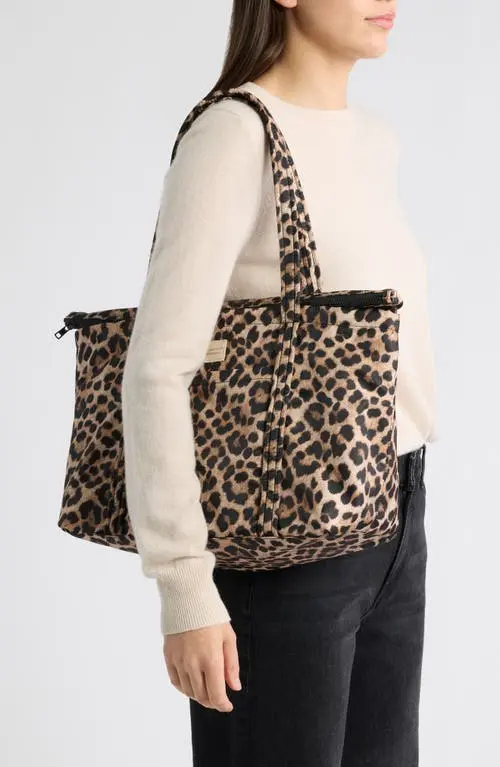 LOEFFLER RANDALL Mira Leopard Print Tote - Brushed Leopard