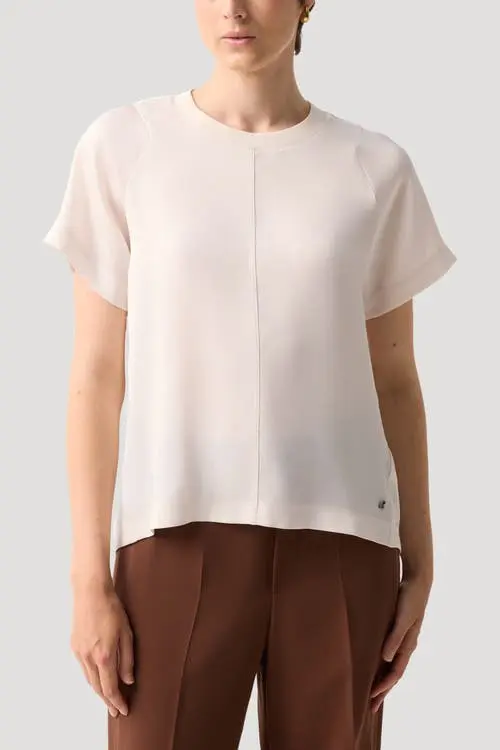 Bogner Dakota Satin Shirt - Cream