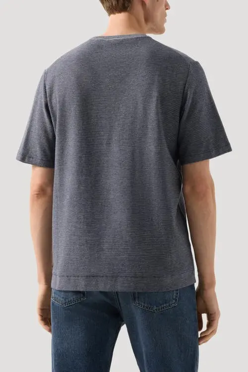 Bogner Horton Knitted Shirt - Navy Blue