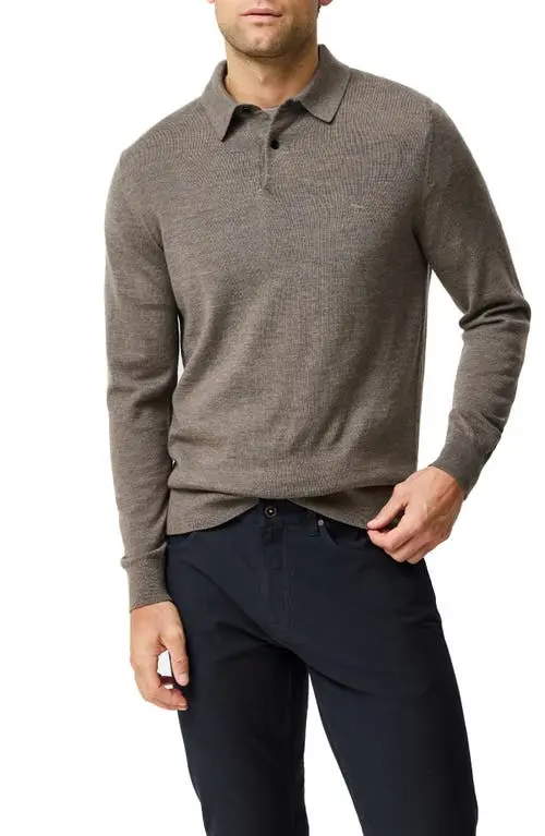 Rodd & Gunn Way Spur Extrafine Merino Wool Polo Sweater