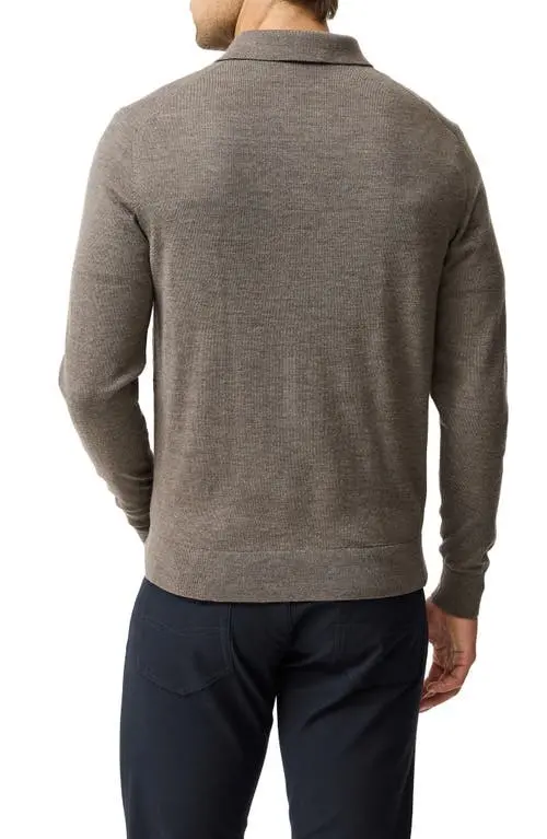 Rodd & Gunn Way Spur Extrafine Merino Wool Polo Sweater