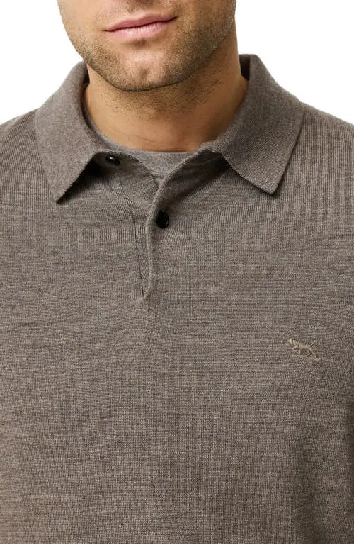 Rodd & Gunn Way Spur Extrafine Merino Wool Polo Sweater