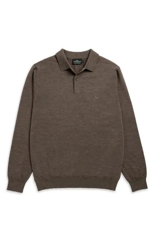 Rodd & Gunn Way Spur Extrafine Merino Wool Polo Sweater