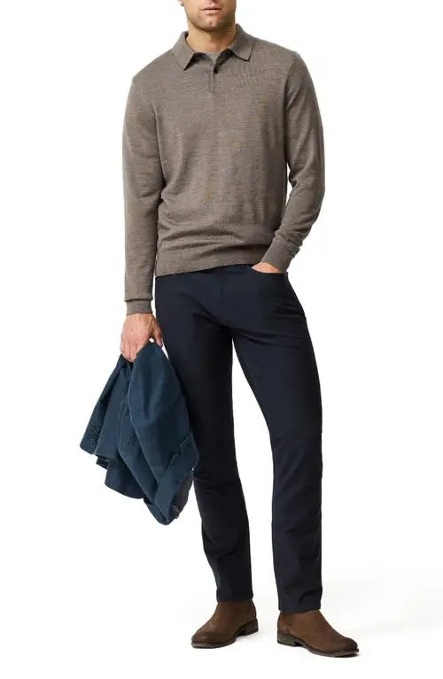 Rodd & Gunn Way Spur Extrafine Merino Wool Polo Sweater