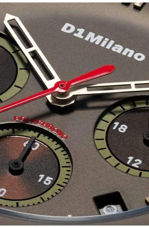 D1 MILANO Phantom Polychrono Watch - Brown