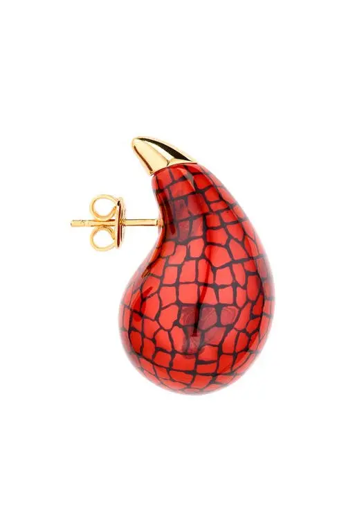 Bottega Veneta Small Enamel Drop Earrings