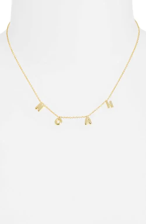 THE SIS KISS Custom It's All In A Name Bubble Letter Pendant Necklace
