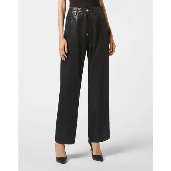 Philipp Plein Denim Loose Fit Iconic Plein
