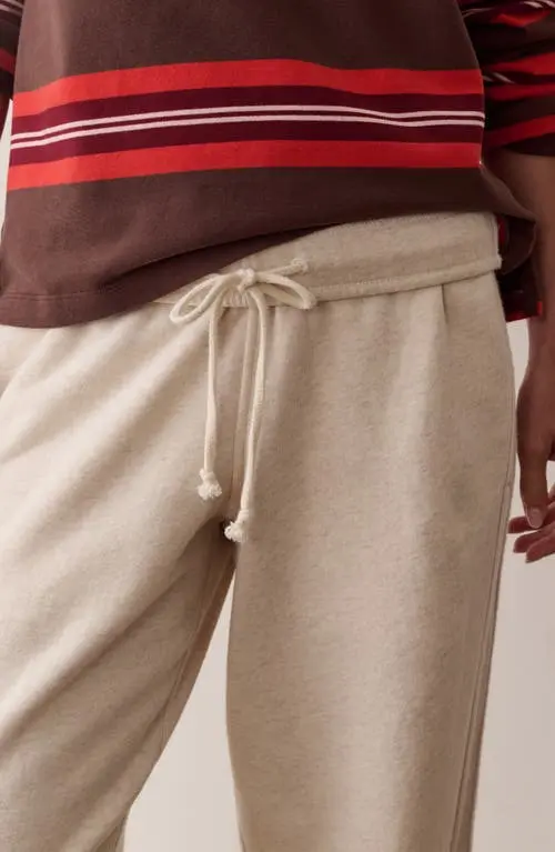 Marine Layer Cloud 9 Fleece Track Pants - Oatmeal