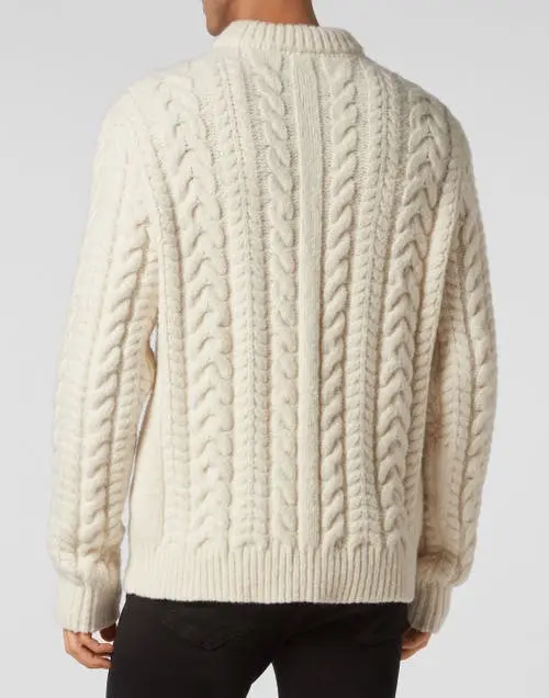Philipp Plein Pullover Round Neck Skull
