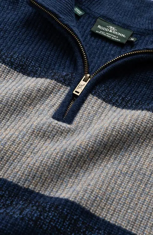 Rodd & Gunn Clover Park Quarter Zip Merino Wool Sweater